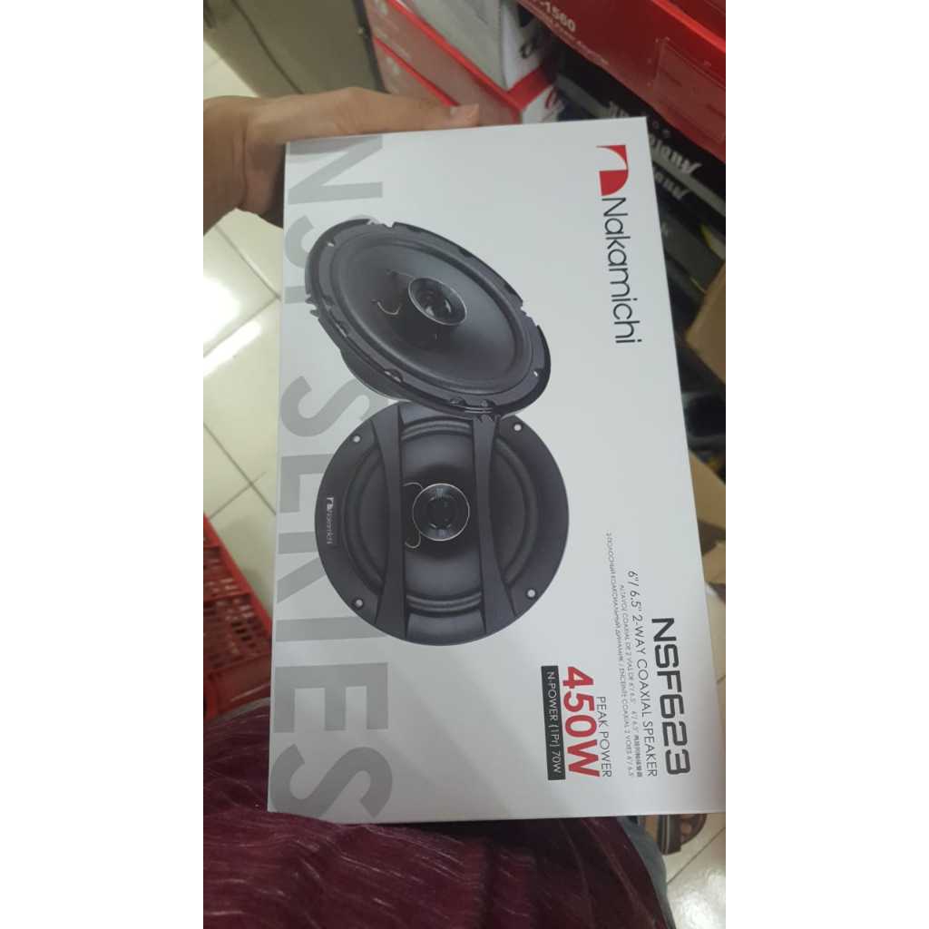 Jual Speaker Pintu Mobil 6 inch Speaker Coaxial Nakamichi NSF 623 ...