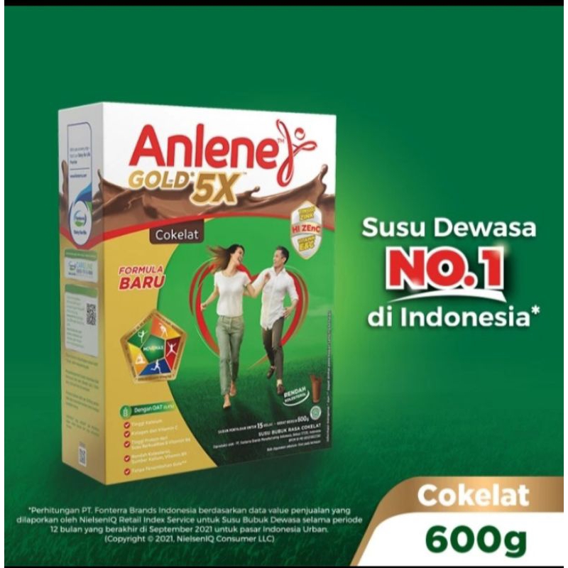 Jual Anlene gold 5x 600gr ( coklat ) | Shopee Indonesia