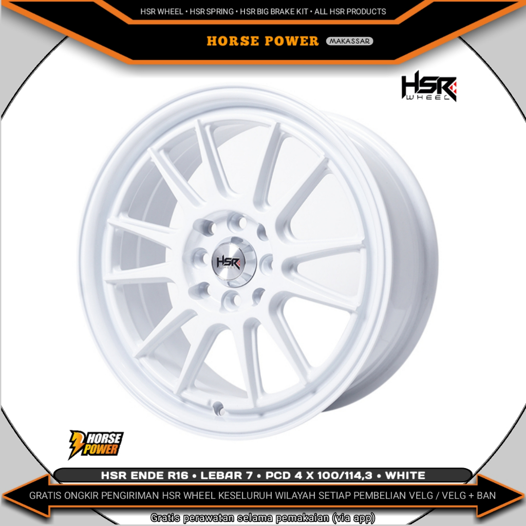 Jual Velg R16 • Mobil 4 Baut Roda • Pcd 4 x 100/114,3 • Hsr Ende | Shopee Indonesia