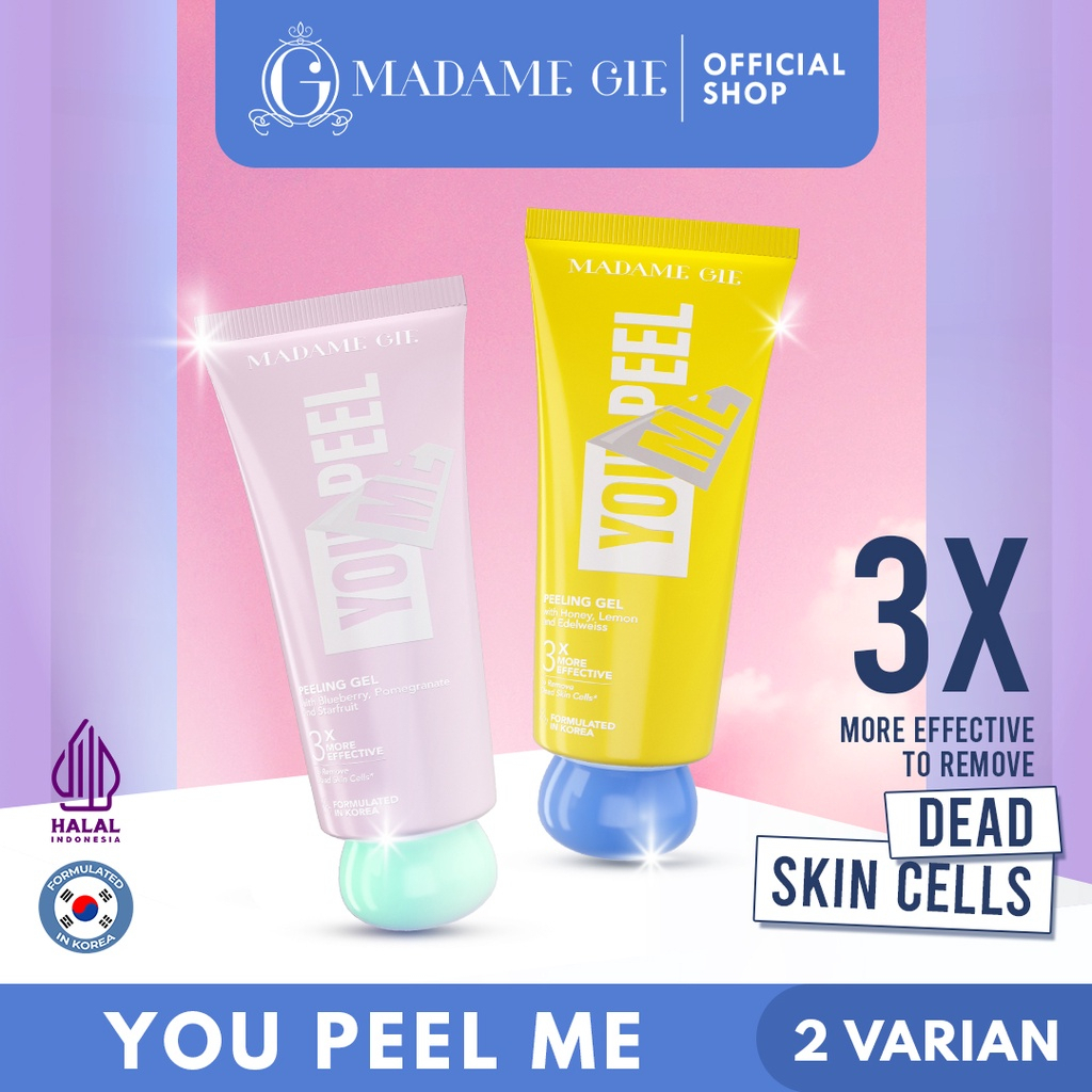 Jual AS Madame Gie Madam You Peel Me - Peeling Gel 100 gr MadameGie BPOM | Shopee Indonesia