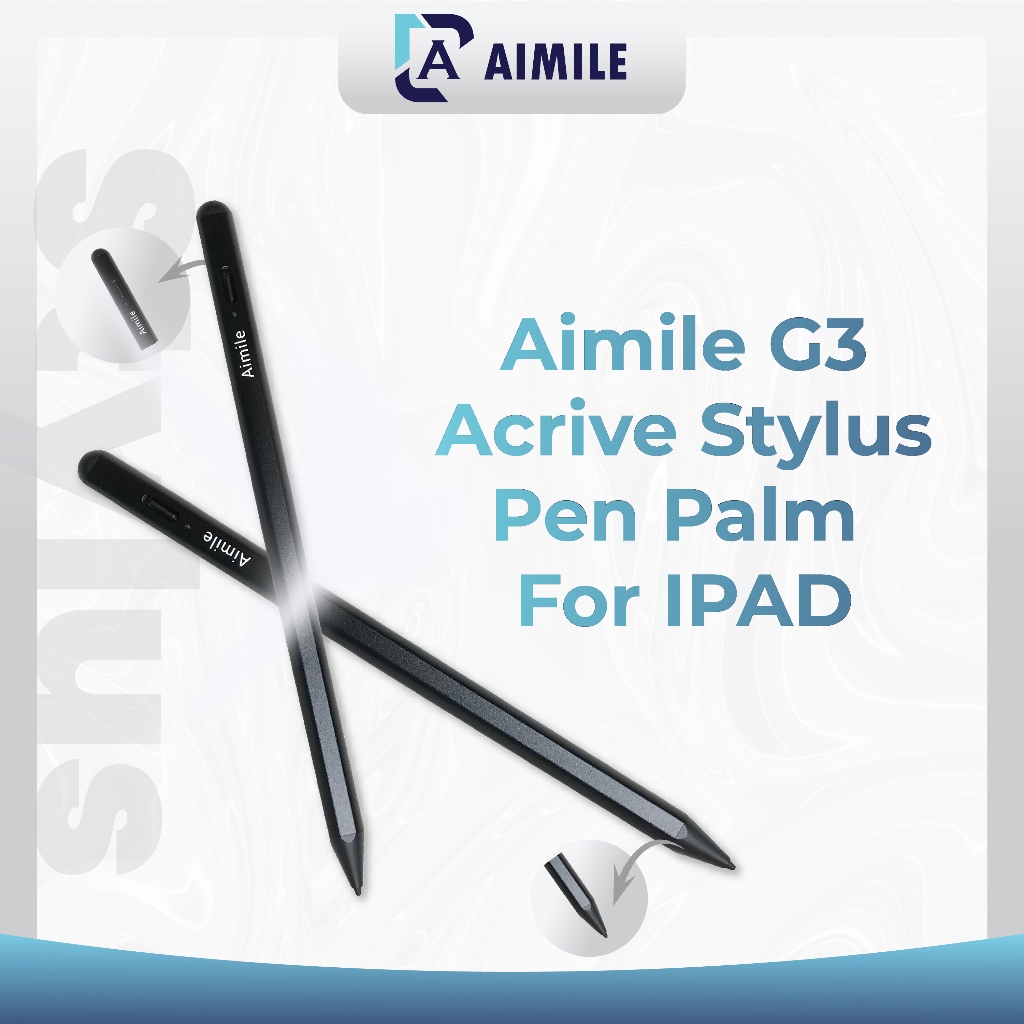 Jual Aimile G3 Stylus Pen for i*Pad 6/7/8, i*Pad Pro,Air4/Air3, i*Pad ...
