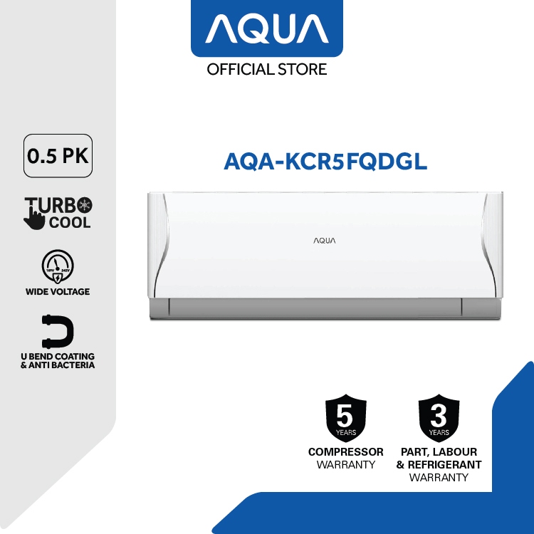 Jual AQUA Elektronik AQA-KCR5FQDGL AC 0.5 PK Standard 360W - Turbo ...