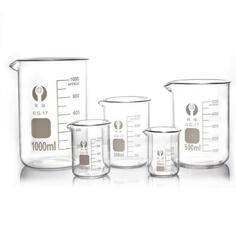 Jual Gelas Takar kaca 100 ml Beaker Gelas Takar Lab 100 ml Gelas Lab ...
