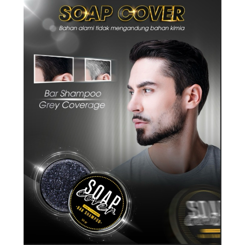 Jual BLACKSOAP - GRAY COVERAGE BAR SHAMPOO JENGGOT/ soap COVER GREY ...