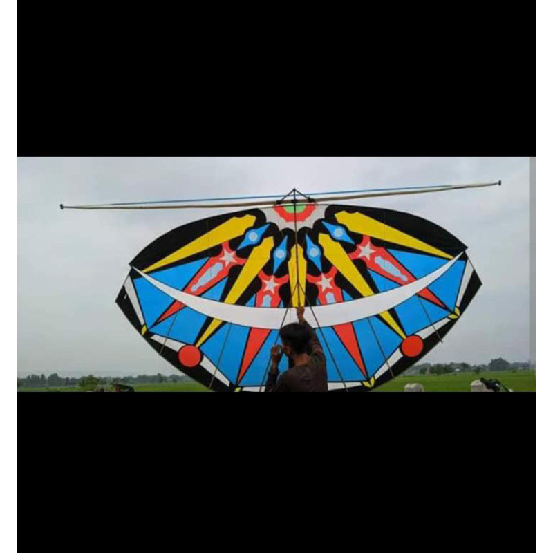 Jual Layang layang pegon ceper motif uk 1,3 meter | Shopee Indonesia