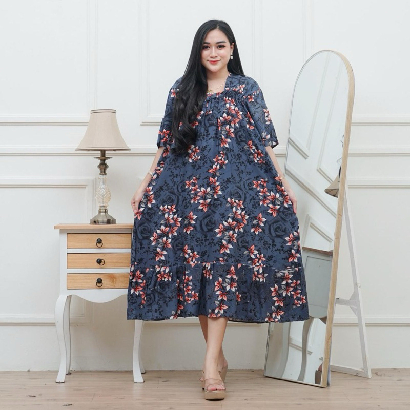 Jual DASTER JUMBO MUAT BB 100 KG MOTIF BUNGA BAHAN RAYON PREMIUM LD 130 ...
