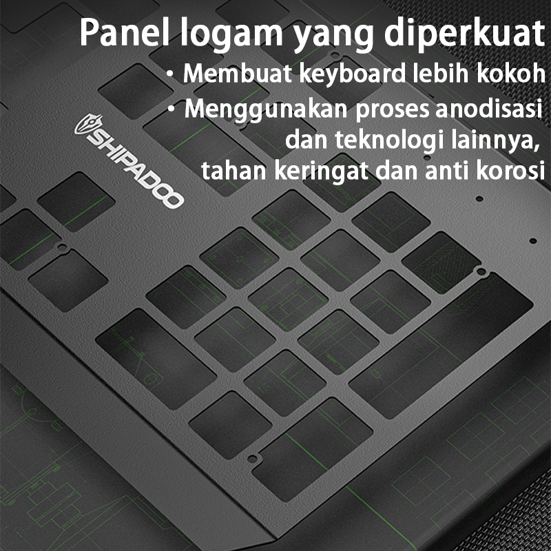 Jual Keyboard Gaming Keyboard Mekanik GK70 Tahan Air RGB Gaming ...