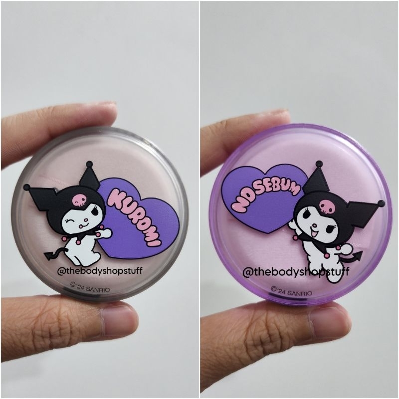 Jual No Sebum Mineral Powder Sanrio Innisfree Kuromi Bedak Tabur Loose ...