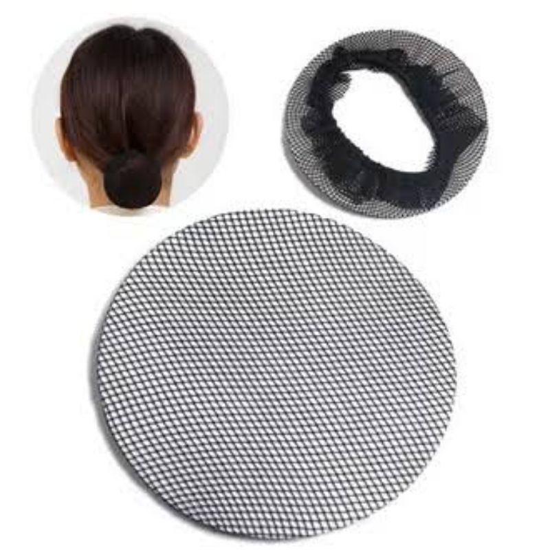 Jual Jaring Sanggul Tipis / Hairnet Balerina Bun Hairnet Mesh Jaring ...