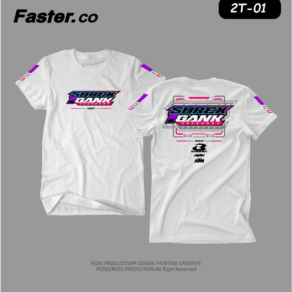 Jual Kaos Baju Surex Gank Supermoto KLX CRF WR Premium | Shopee Indonesia
