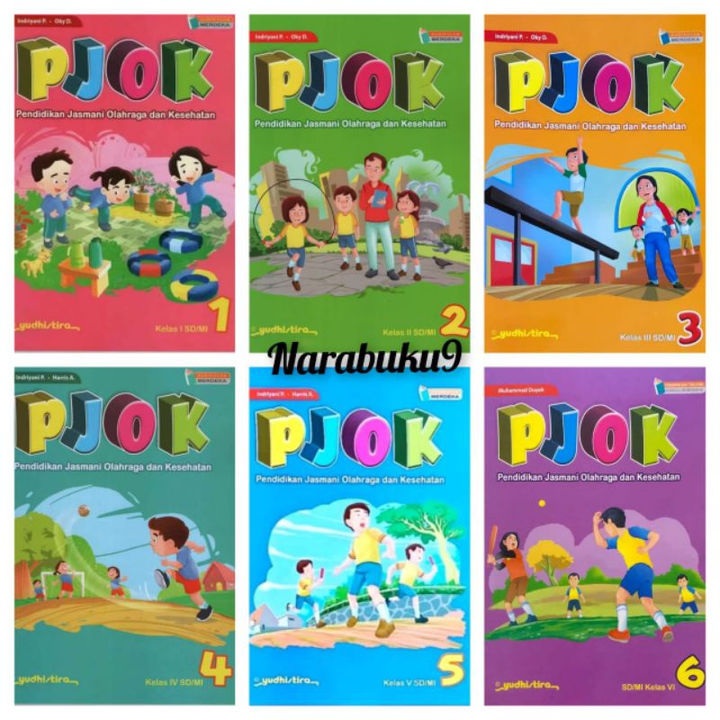 Jual PJOK Kelas 1 2 3 4 5 6 Kurikulum Merdeka Yudhistira Revisi ...