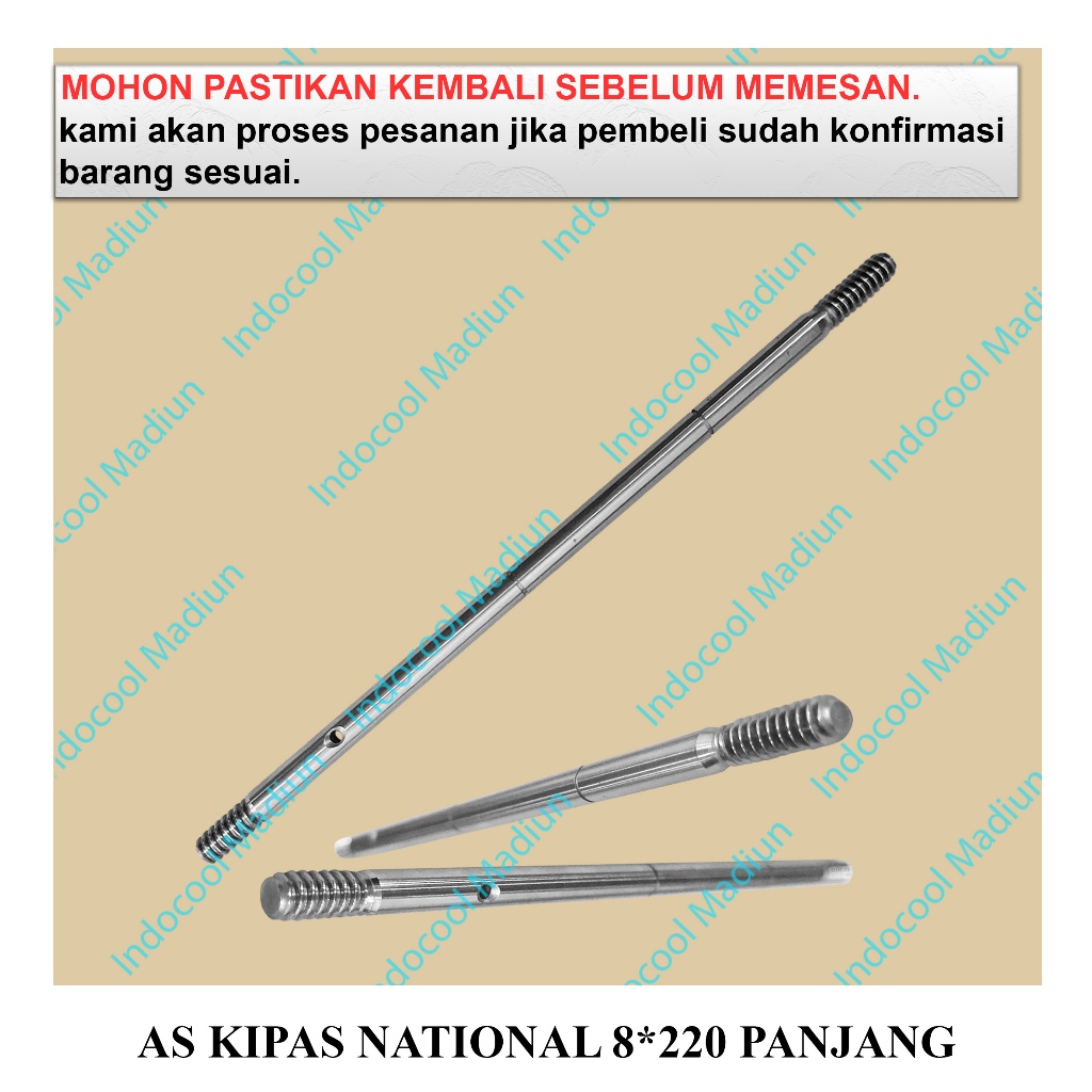 Jual AKN AS DINAMO EXHAUST / AS KIPAS ANGIN / STAND FAN / AS KIPAS ...