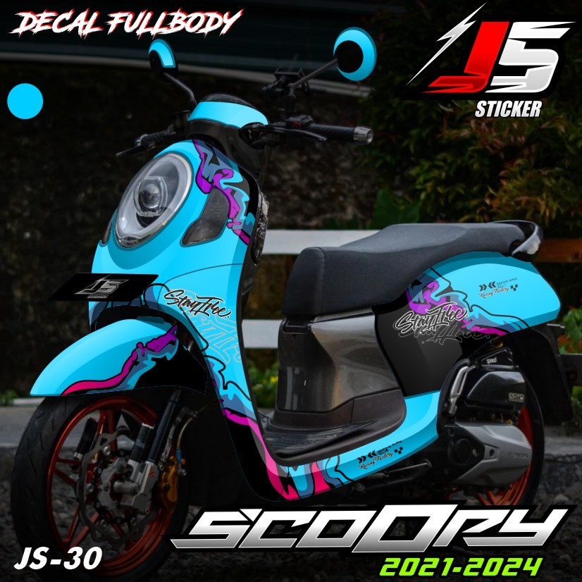 Jual (COD) TERBARU Decal Stiker All New Scoopy Prestige 2021 2022 2023 ...