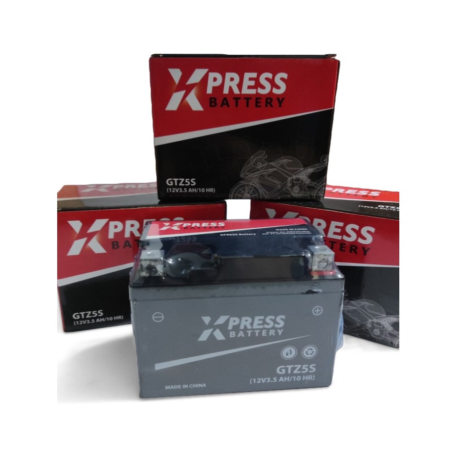 Jual aki xpress GTZ5S 12v 3,5Ah Honda Vario, Honda Beat, Honda Scoopy ...