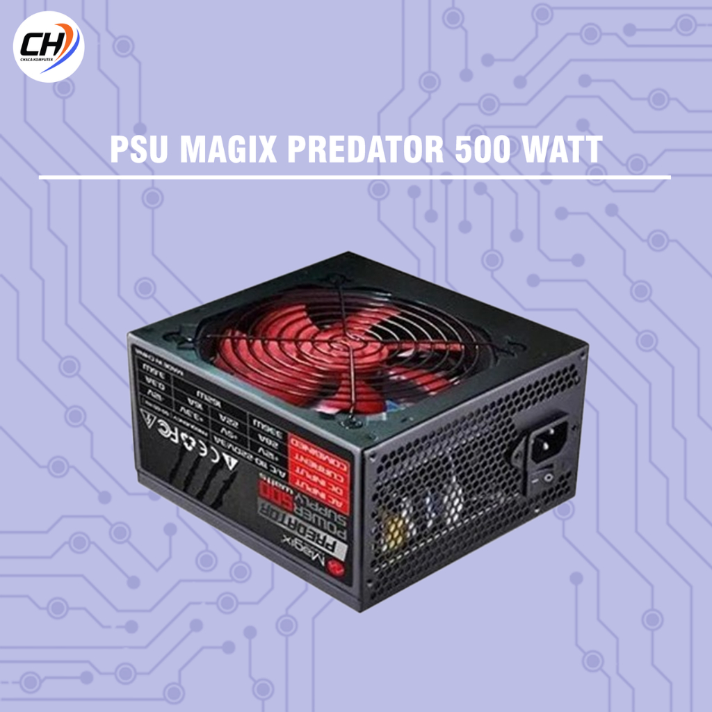 Jual Power Supply Magix Predator 500 Watt | Shopee Indonesia