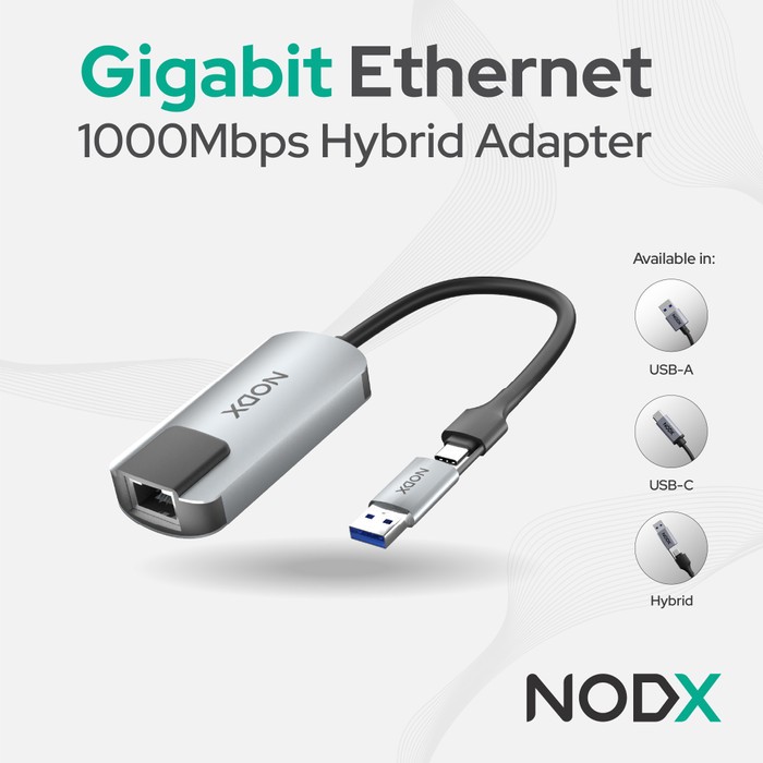 Jual NODX Hybrid Gigabit Ethernet Adapter | Shopee Indonesia