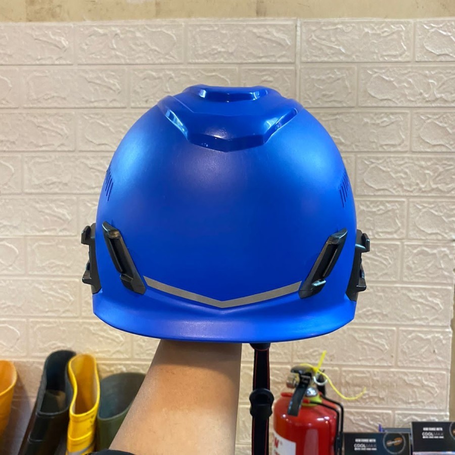 Jual MSA H1 Safety Helmet Climbing Biru Helm Safety Msa Trivent Lokal ...