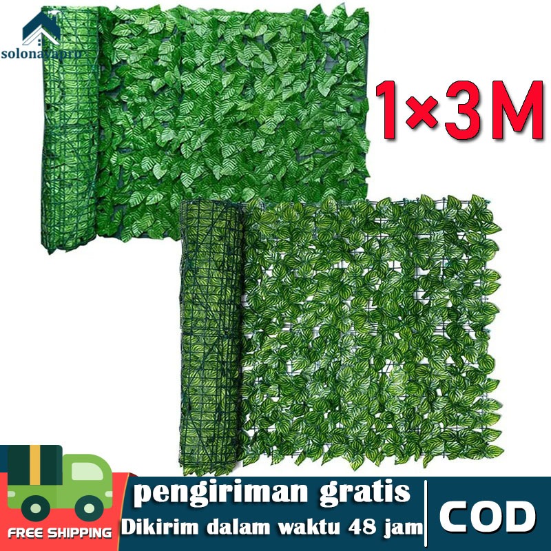 Jual Daun Rambat Sintetis Ukuran 1 Meter x 3 Meter Daun Hias Ornamen ...