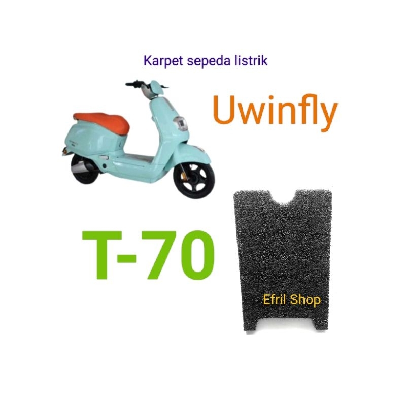 Jual ⭐⭐⭐⭐⭐ Karpet sepeda listrik Uwinfly T 70 Uwinfly T70 | Shopee Indonesia