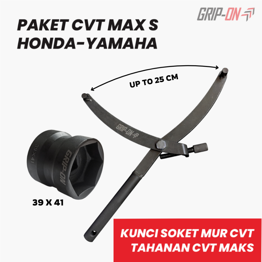 Jual kunci cvt matic kunci kampas ganda cvt Double Socket Drive 39X41 + Flywheel Next-Gen Max ...