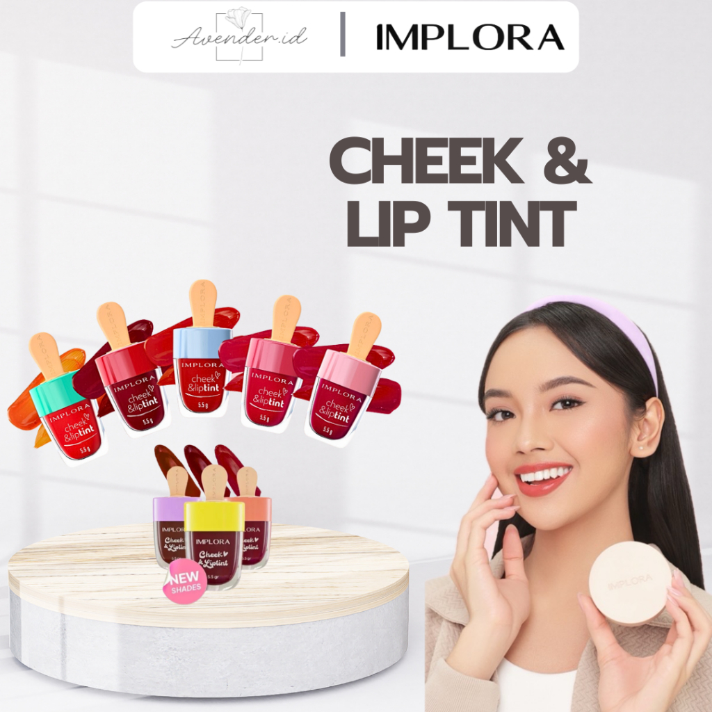 Jual (GET 1 GIFT) IMPLORA Cheek & Liptint, lip tint es krim, lip stain ...