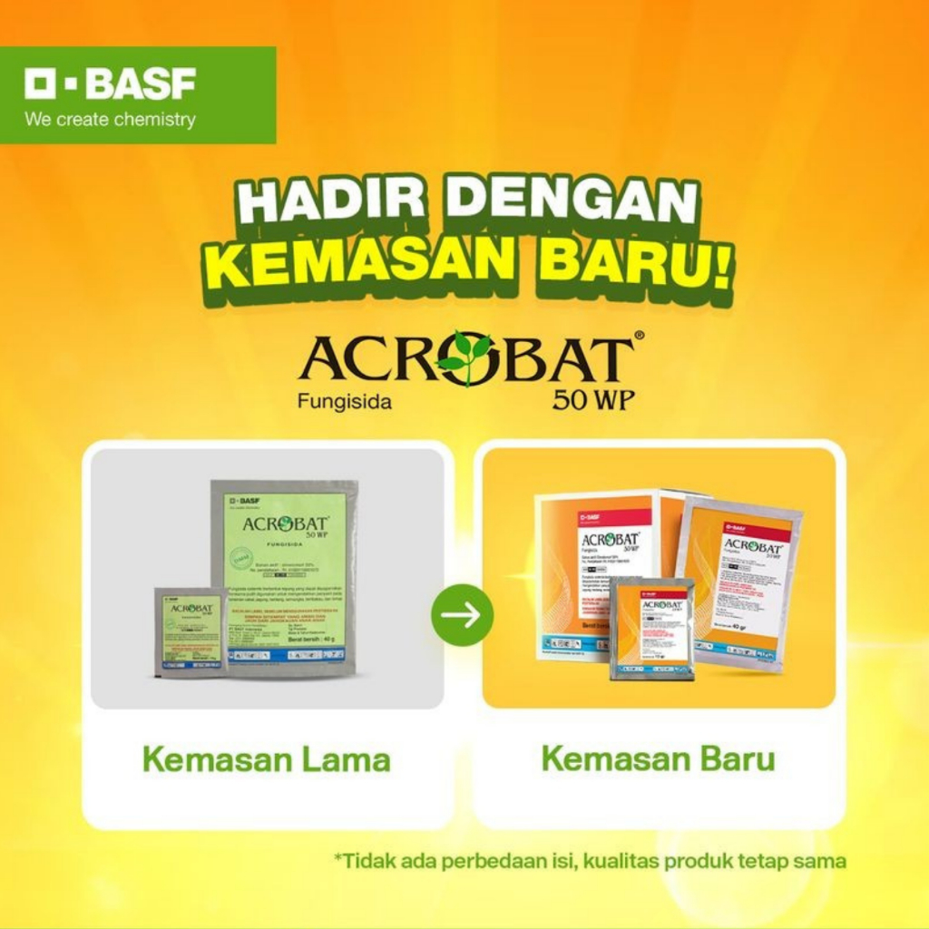 Jual ACROBAT 50WP 10Gr 40Gr FUNGISIDA DIMETOMORF 50% Pengendali Bulai ...