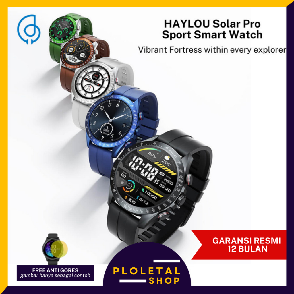 Jual Haylou Solar Pro LS18 Smartwatch Canggih dengan fitur AOD ip68 ...