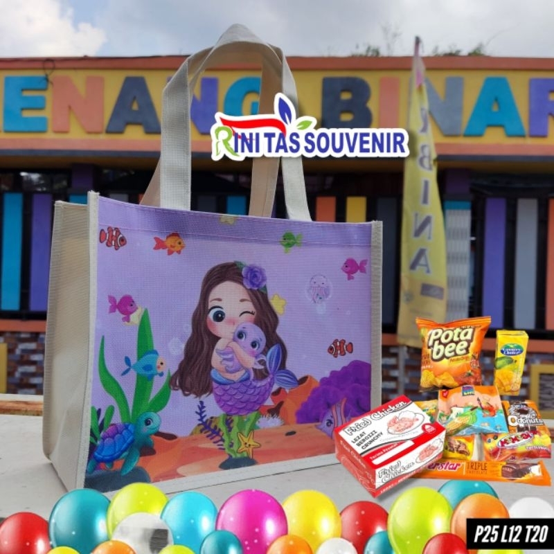 Jual Tassouvenir Ulang Tahun Bahan D600 Polyester Print Ecosolvent ...