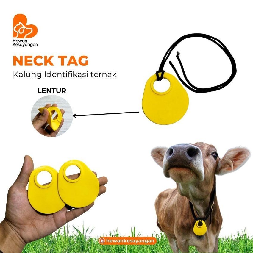 Jual Kalung Ternak Neck Tag Necktag Kambing Domba Sapi Kuda Kerbau Babi ...