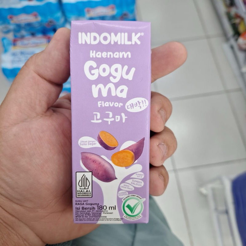 Jual INDOMILK Haenam Goguma UHT 180ML | Shopee Indonesia