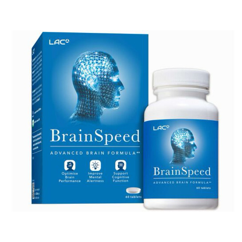 Jual LAC BRAIN BrainSpeed Advanced Brain Formula (60 tablets) | Shopee ...