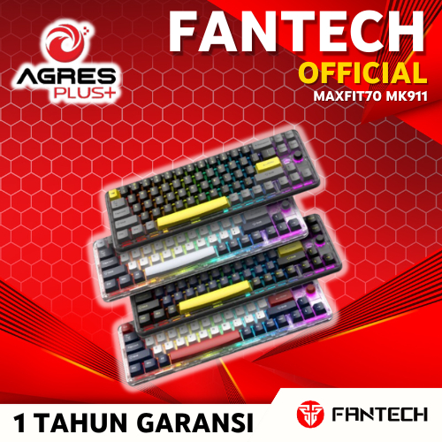 Jual FANTECH Keyboard 65% Mechanical RGB Gaming Wireless MAXFIT70 MK9 ...