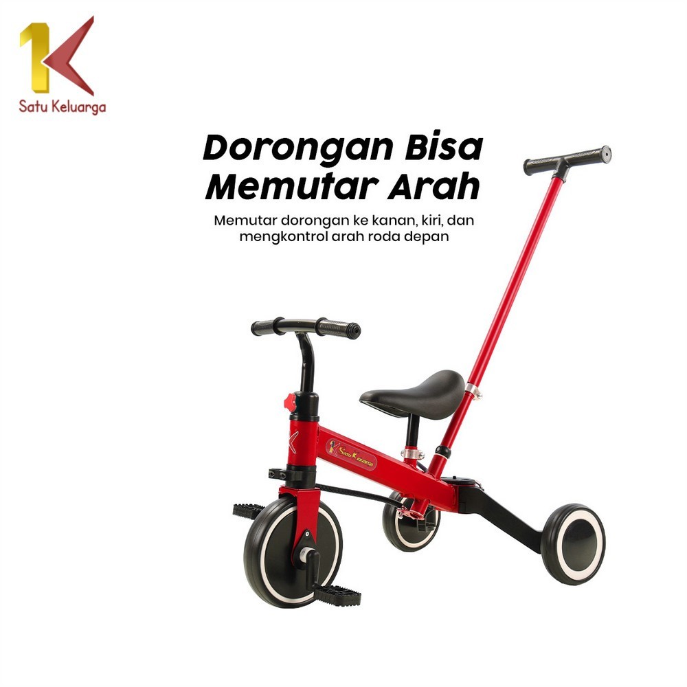 Jual Promo Sepeda Anak 3 Roda 2 in 1/Anak Balance Bike Ride Roda Tiga ...