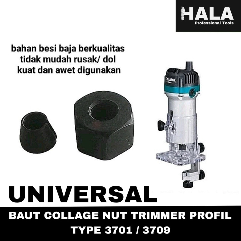 Jual BAUT COLLEGE NUT / PROFIL / TRIMER SET 3701 / 3709 ( TRIMMER ) | Shopee Indonesia