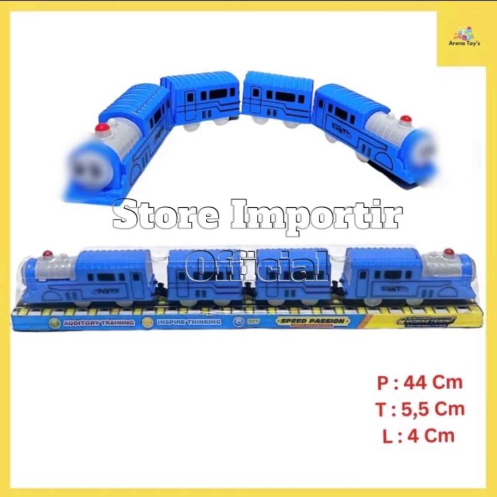 Jual Mainan Kereta Api HST Tanpa Rell Bisa Berjalan Sendiri SY6 624 Mainan Edukasi Anak Kereta ...