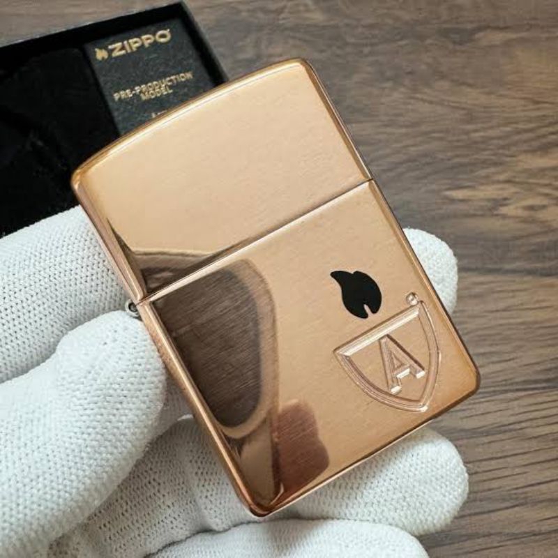 Jual Original Zippo Armor Solid Copper Armor Case with Black Insert ...