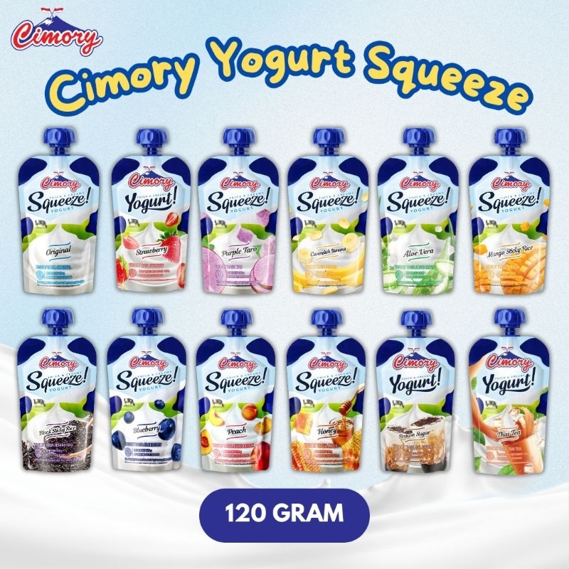 Jual CIMORY YOGURT SQUEEZE 120g | Shopee Indonesia