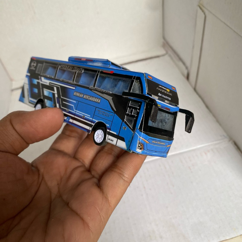 Jual Miniatur Bis Berkah bersaudara Arrasyid Jetbus 5 Ukuran Mini ...