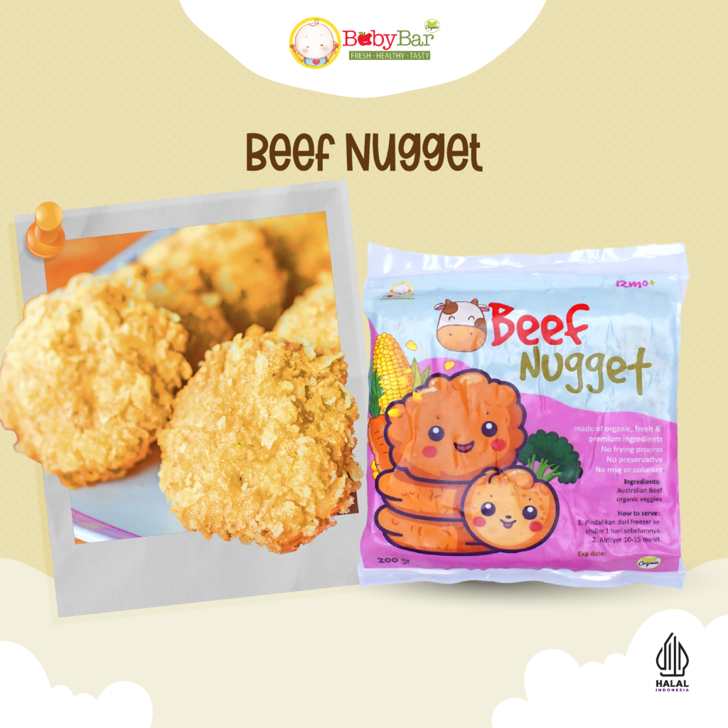 Jual BABYBAR Nugget Sapi MPASI Anak / Nugget Homemade / Nugget De Beef ...