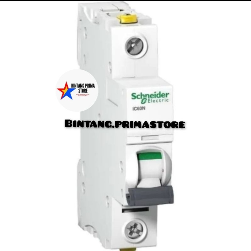 Jual MCB 1P IC60N 1 Phase 6A 10A 16A 20A Schneider | Shopee Indonesia