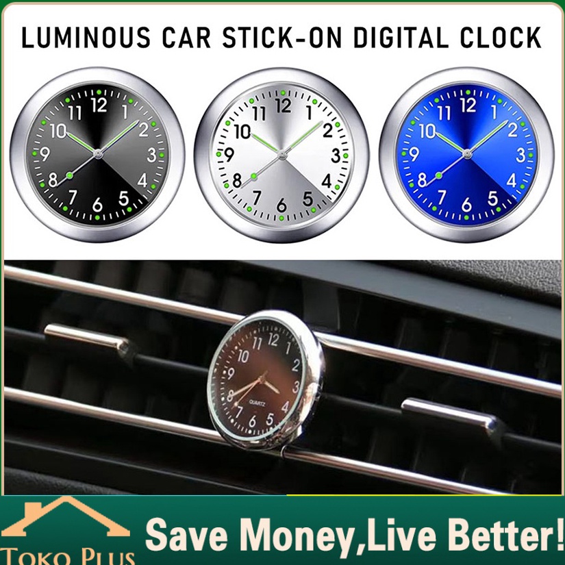 Jual KODE A16A Luminous Jam Mobil Analog Dashboard Digital Jam ...