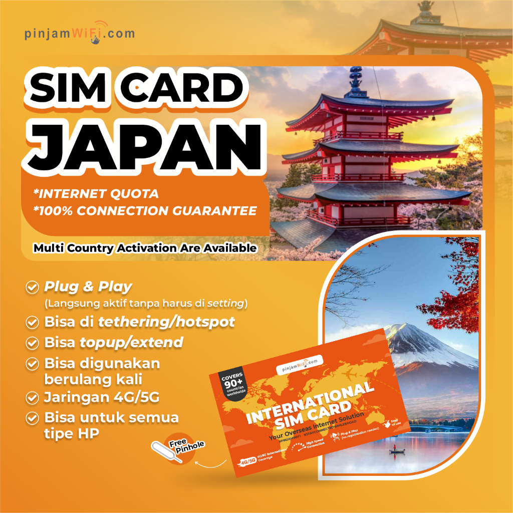 Jual PINJAM WIFI Sim Card Japan Internet Total Quota | Simcard Jepang ...