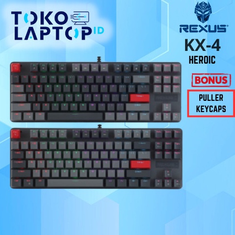 Jual KODE H79P Rexus KX4 KX4 Heroic TKL Mechanical Gaming Keyboard | Shopee Indonesia
