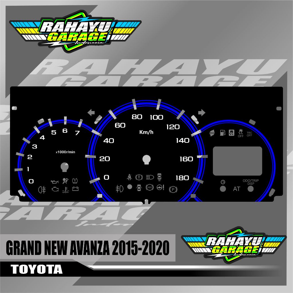Jual PAPAN SPEEDOMETER CUSTOM TOYOTA GRAND NEW AVANZA DAN GRAN NEW ...