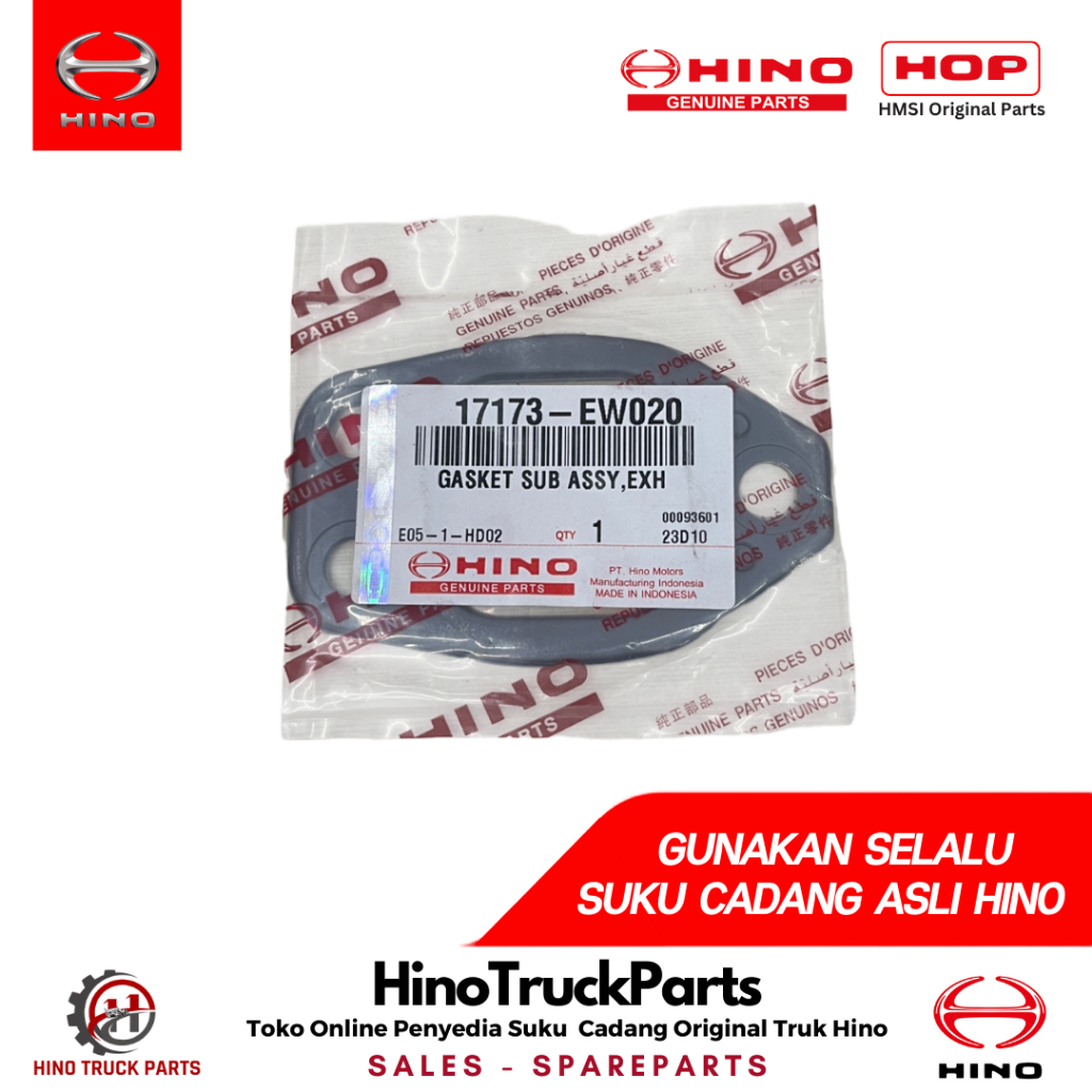 Jual Packing Manifold Hino 500 Paking manifol Hino 500 Asli | Shopee ...