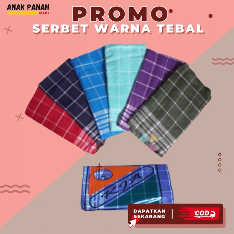 Jual KODE F86R KJA Lap Serbet Dapur Premium Warna 1 Lusin 12 Pcs Tebal ...