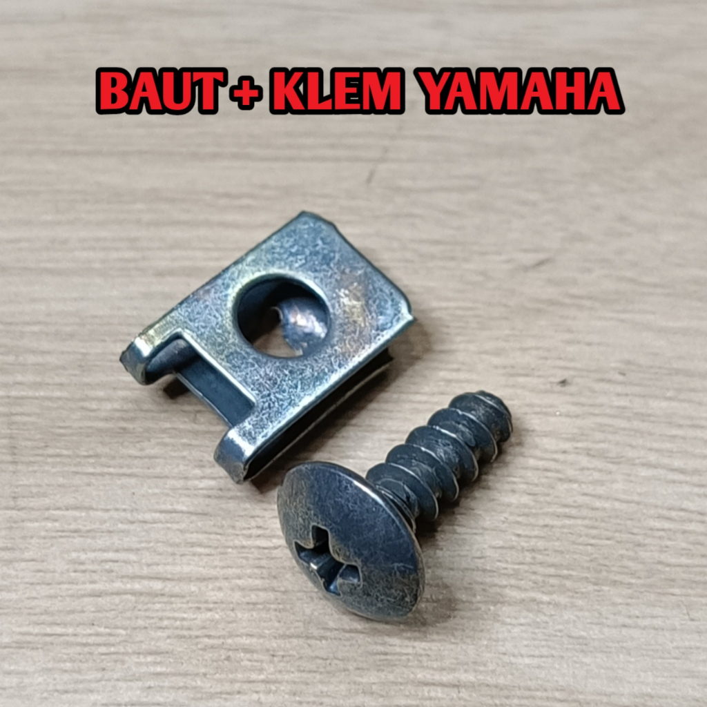 Jual BAUT + KLEM BAUT KLIP YAMAHA BAUT DEK YAMAHA SATU SET | Shopee ...
