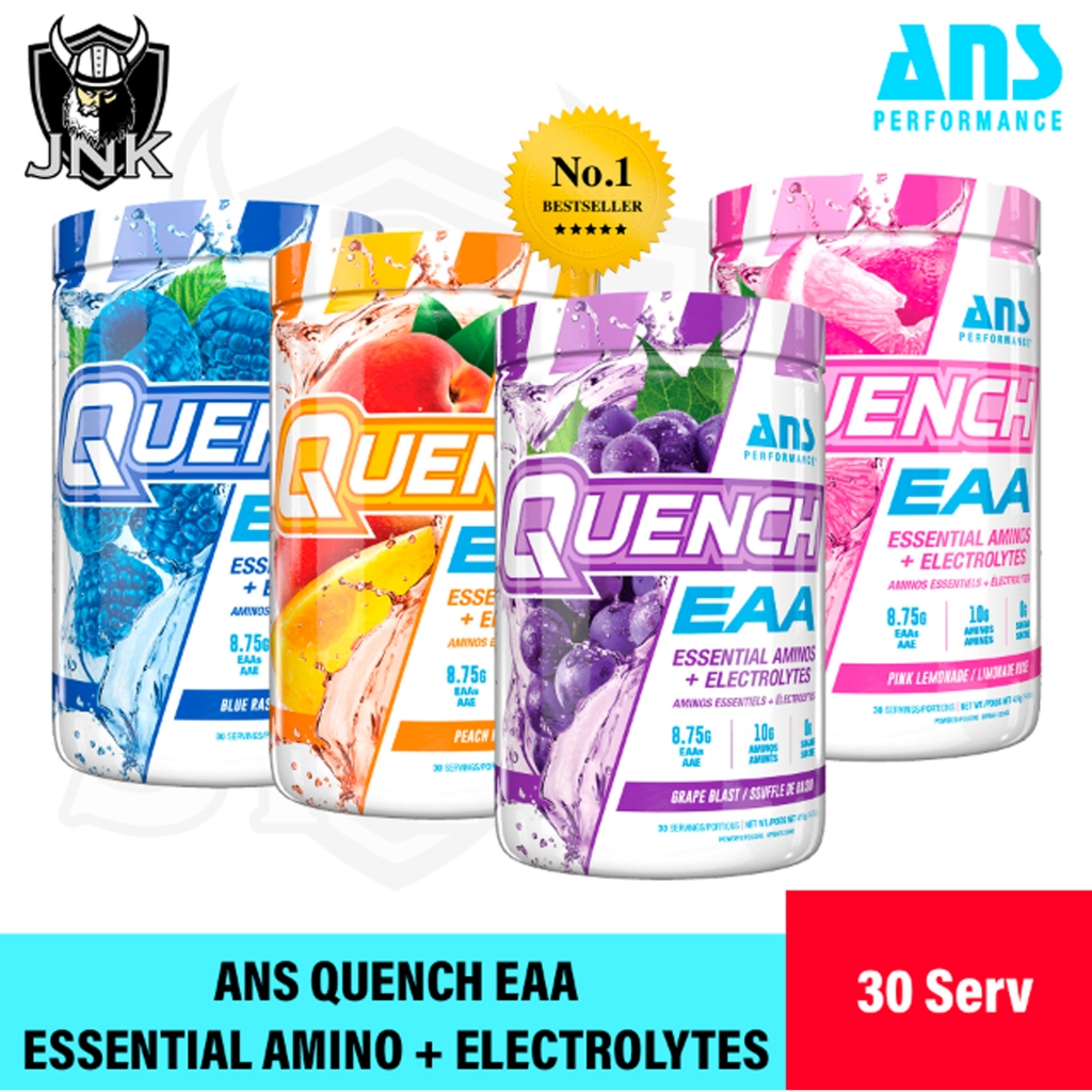 Jual ANS Quench EAA BCAA + Electrolytes Powder 30Serv | Menjaga ...