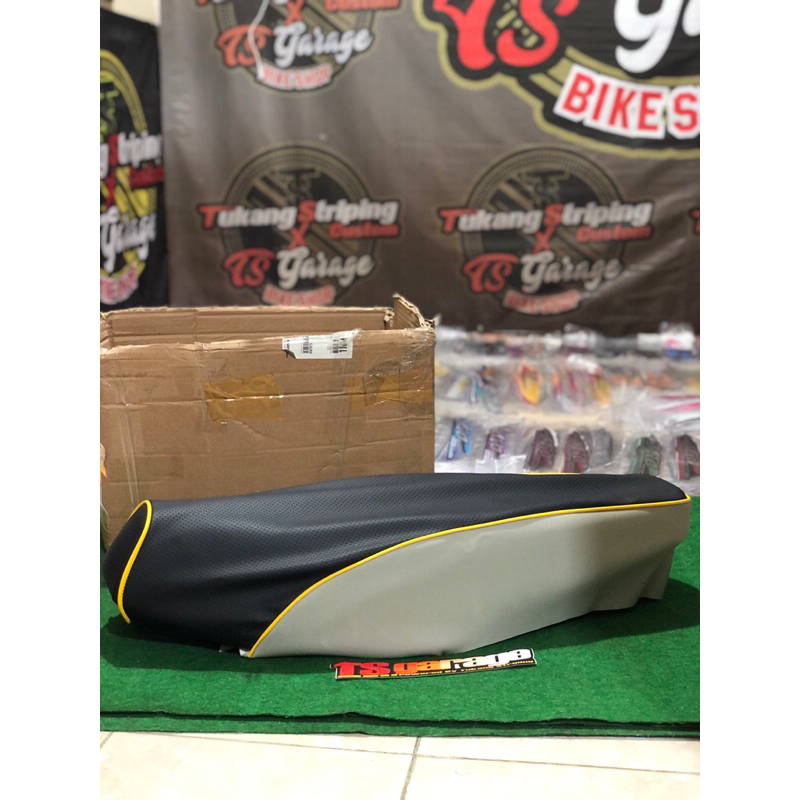 Jual sarung jok copy 5vv list merah list biru list kuning twotone dua ...