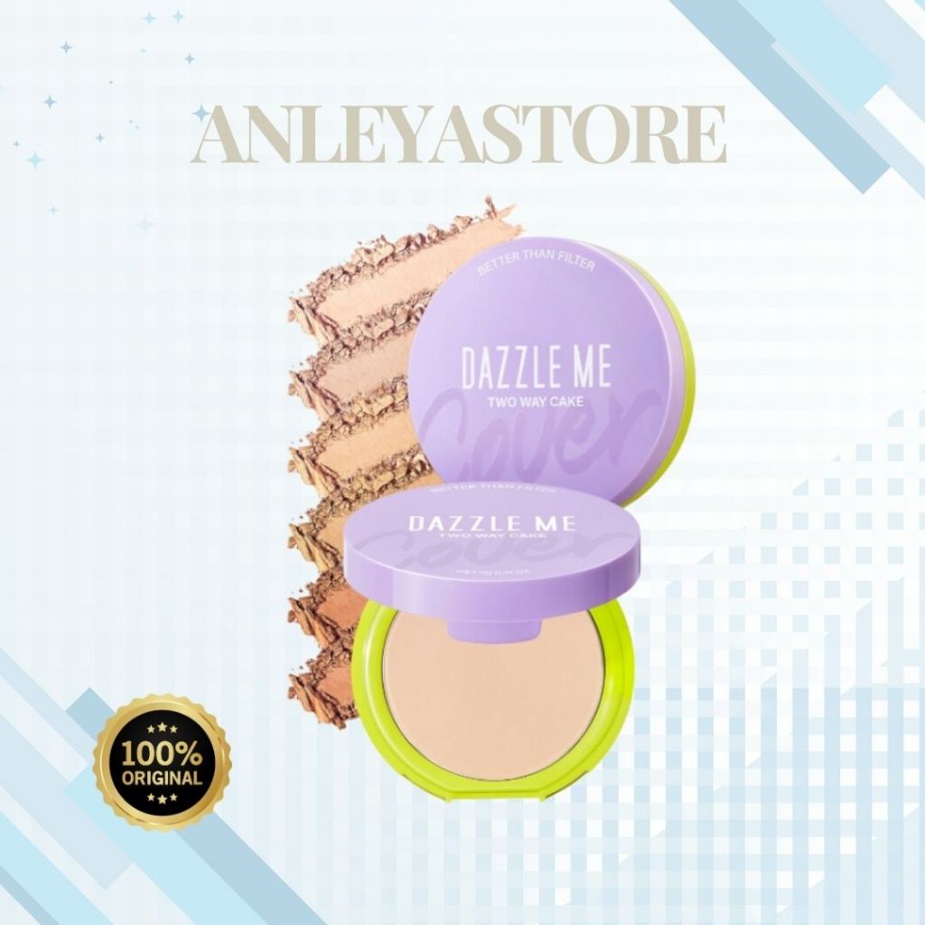Jual Two Way Cake Powder DAZZLE ME Shade 03 Nude Beige Better than ...